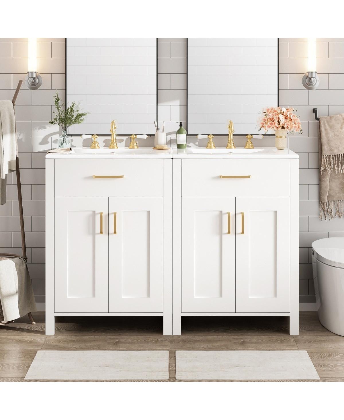 Click here for Thirtypeachy Modern Solid Wood Mdf Vanity With Cer... prices