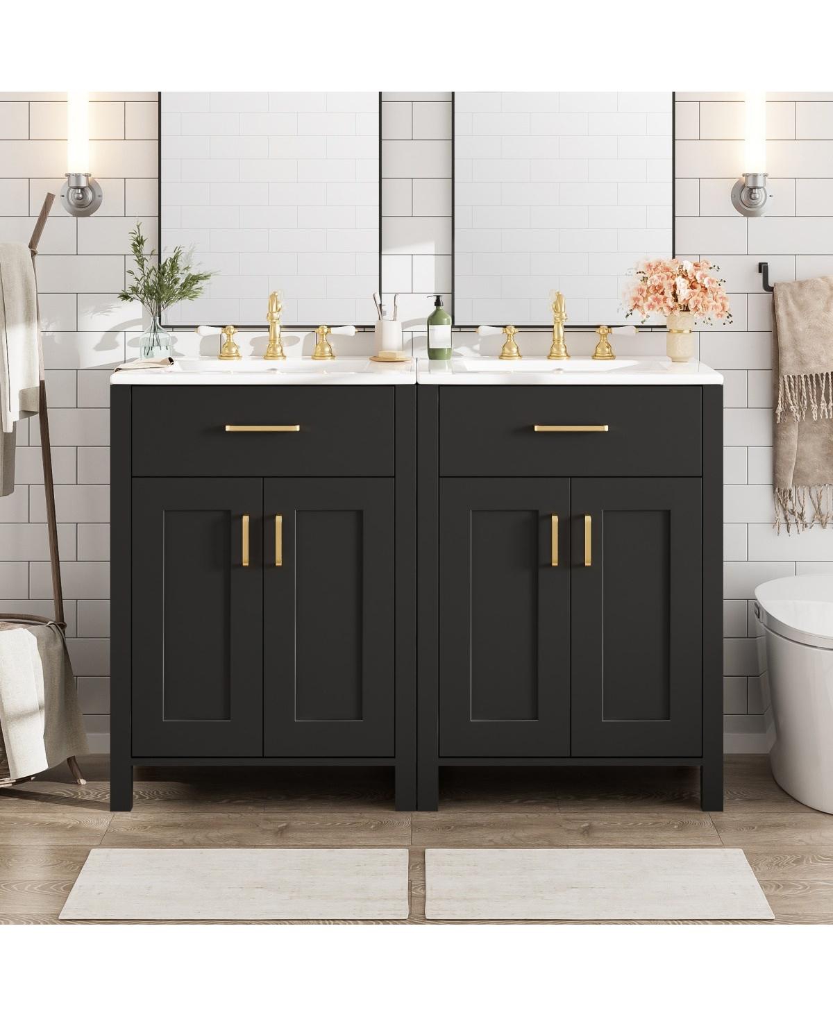 Click here for Thirtypeachy Modern Solid Wood Mdf Vanity With Cer... prices