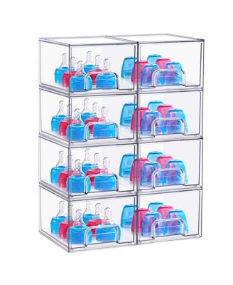 Click here for Sorbus 8 Small Clear Stackable Pull Out Storage Or... prices