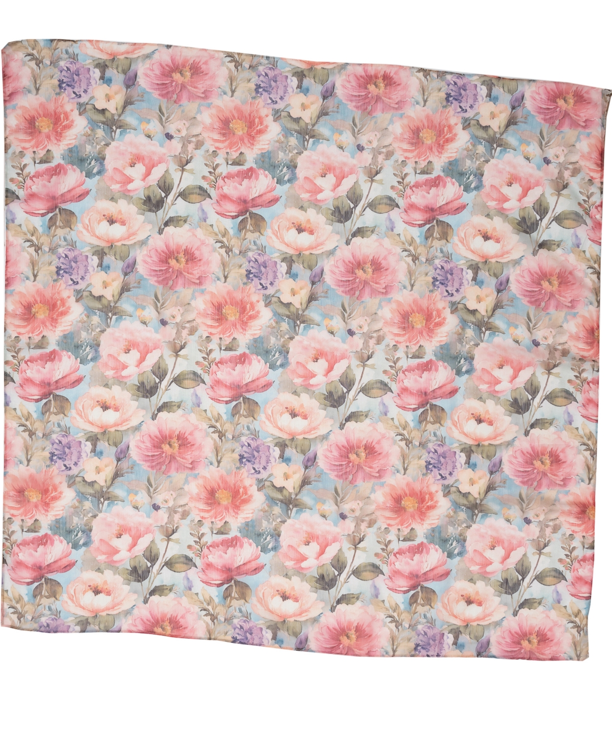Click here for Vince Camuto Garden Floral Square Scarf - Blue Pin... prices