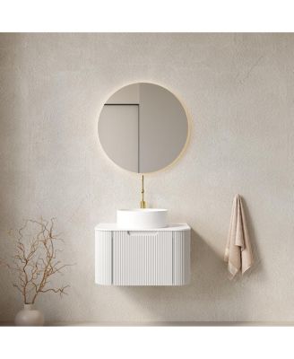 Click here for Sillysis Wall Mounted Bathroom Vanity With Sintere... prices