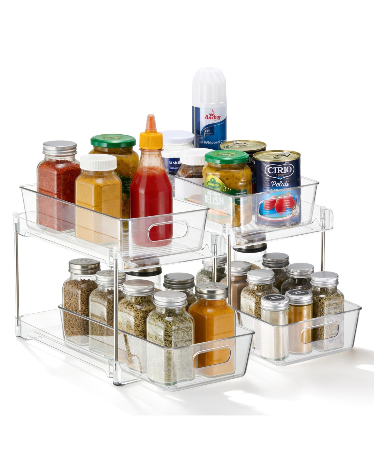 Click here for Sorbus 2 Pack 2-Tier Pull-Out Pantry Organizers St... prices