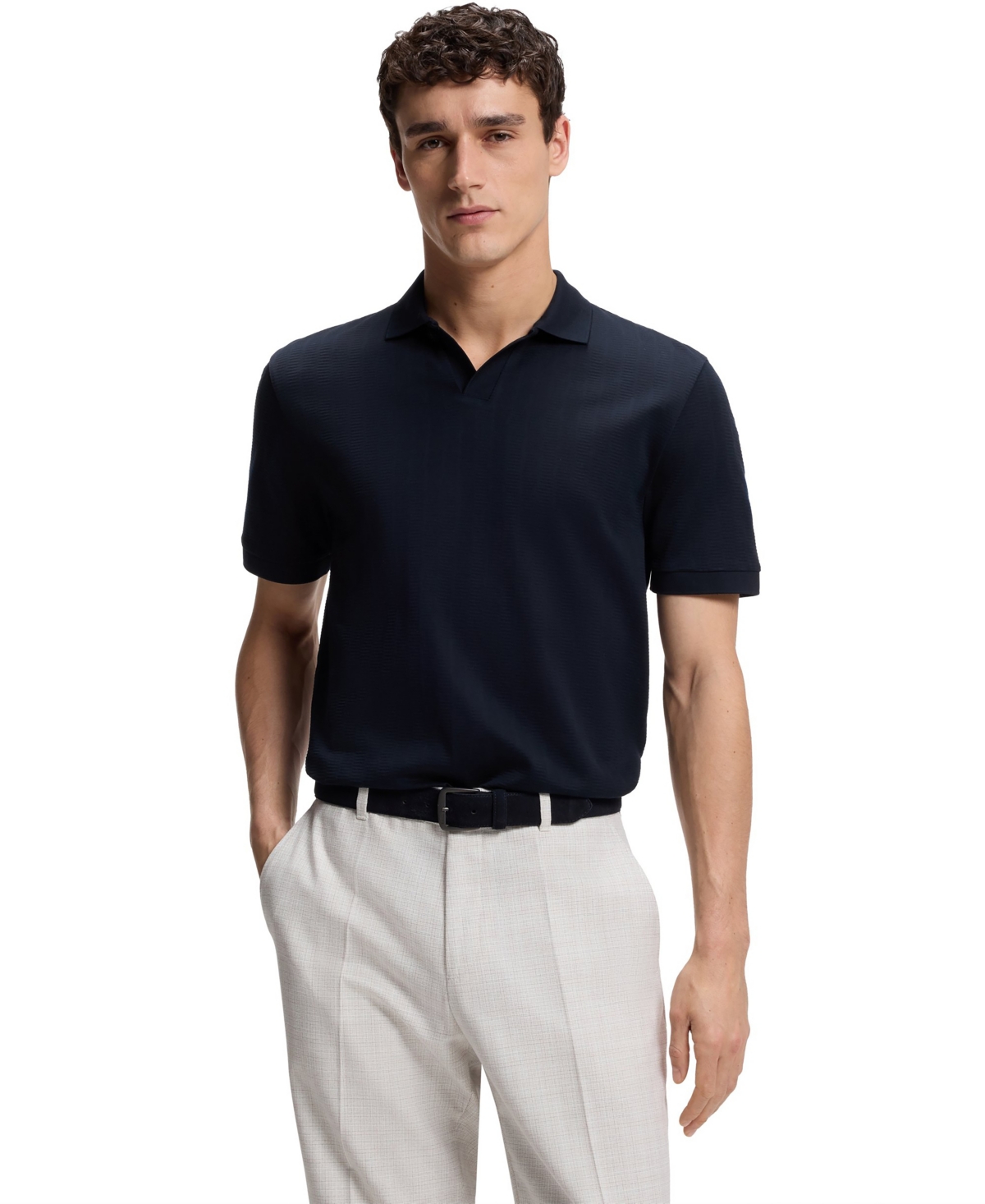 Click here for Boss by Hugo Boss Mens Cotton-Jacquard Regular-Fit... prices