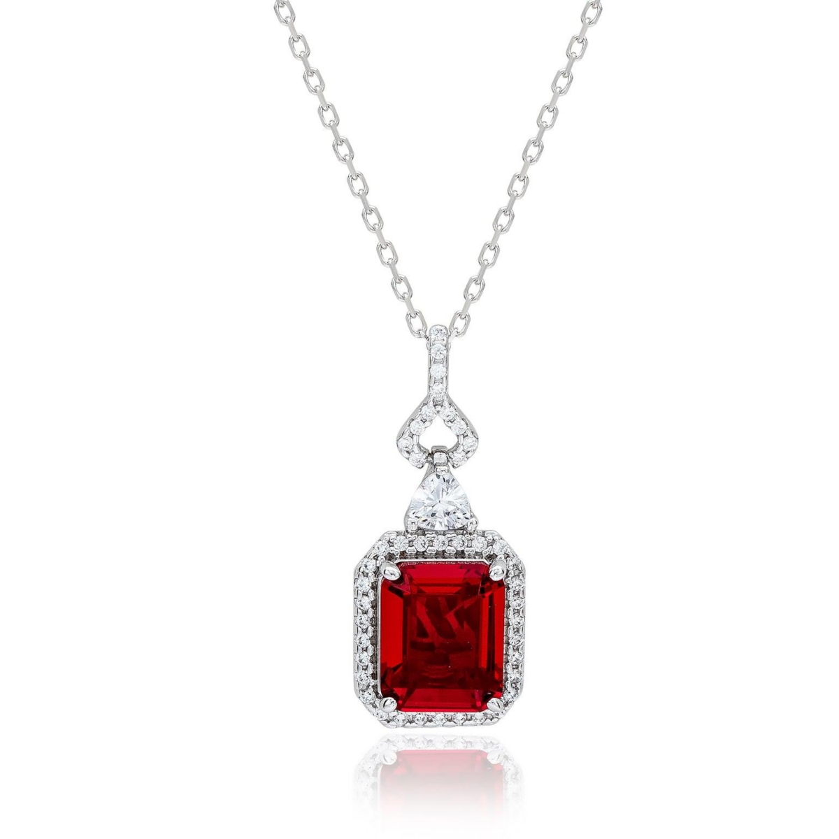 Click here for Suzy Levian Sterling Silver Emerald Cut Cubic Zirc... prices