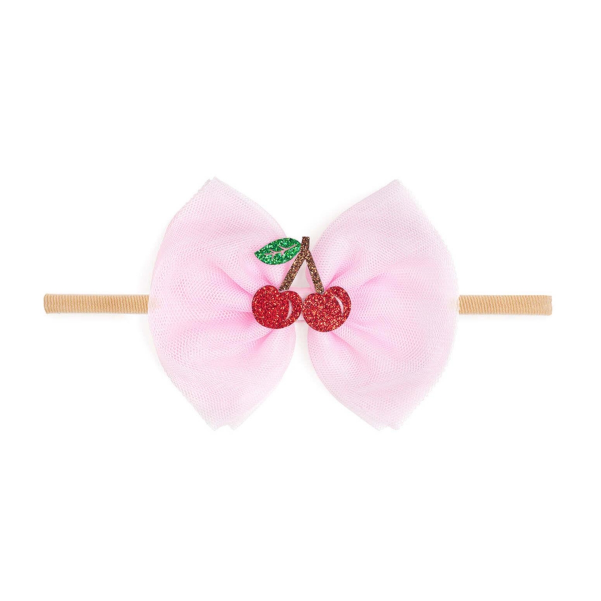 Click here for Sweet Wink Baby Girls Cherry Tulle Bow Baby Headba... prices