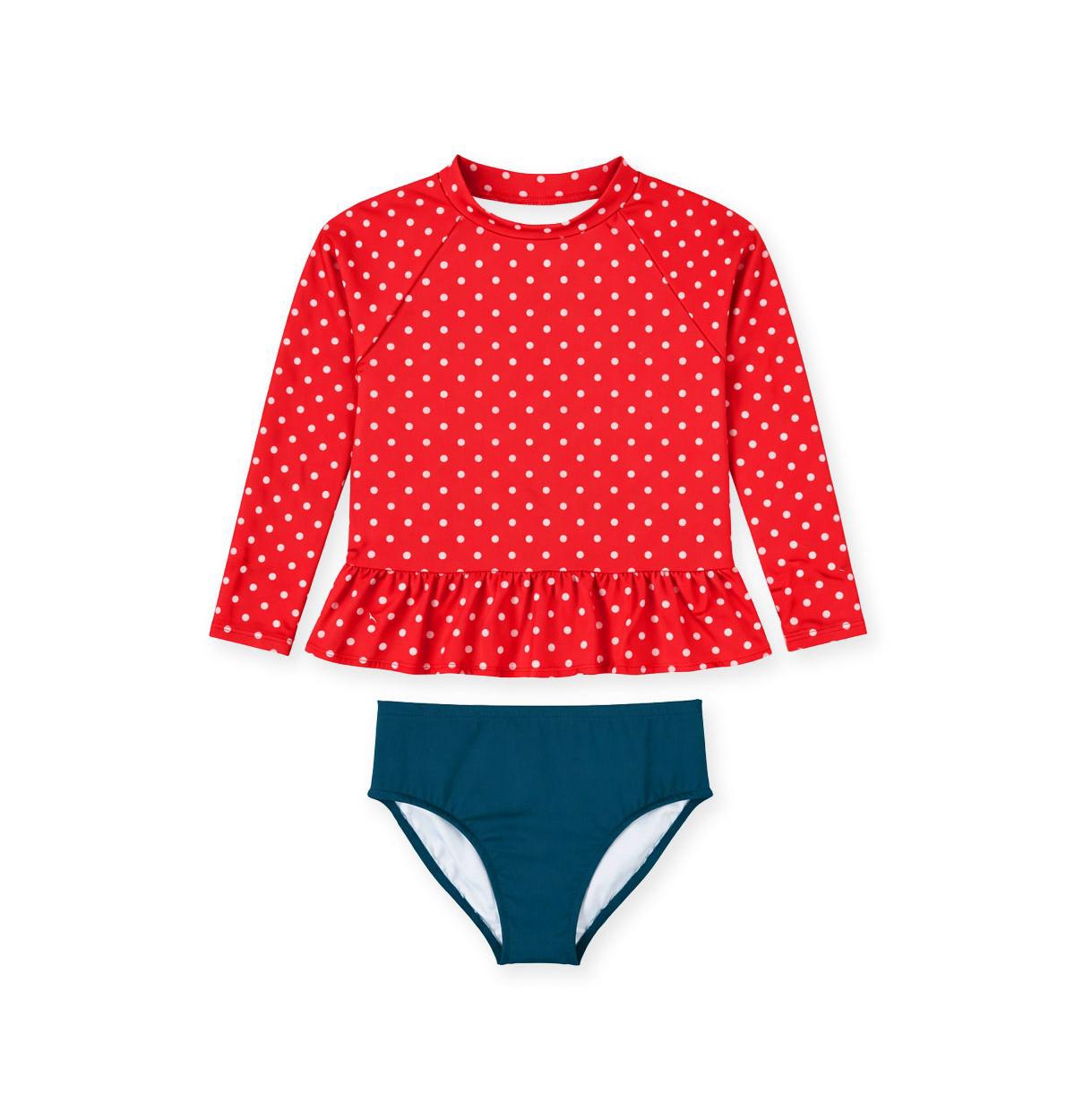 Click here for Florence Eiseman Little Girls Polka Dot Rashguard... prices