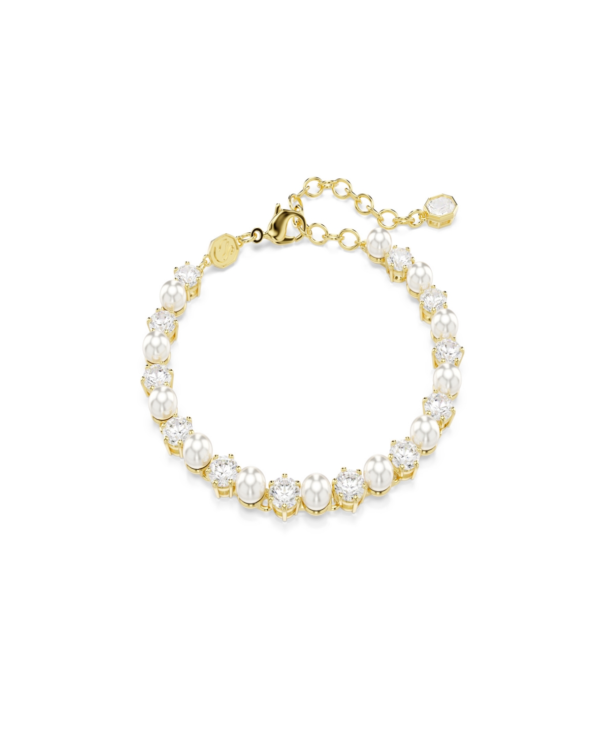 Click here for Swarovski Gold-Tone Plated Tennis Bracelet - Gold prices