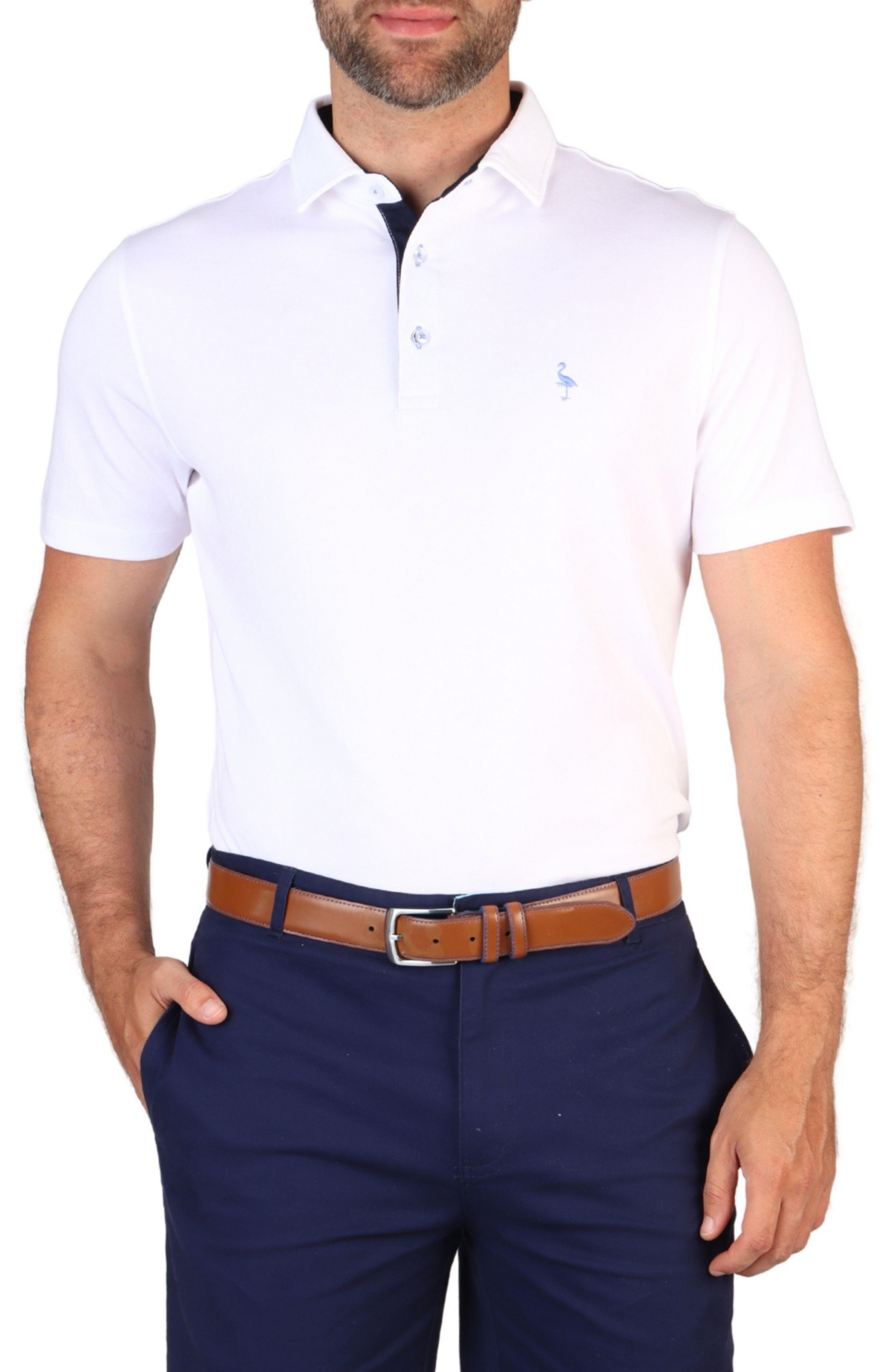 Click here for Tailorbyrd Mens Solid Modal Polo with Contrast Tri... prices