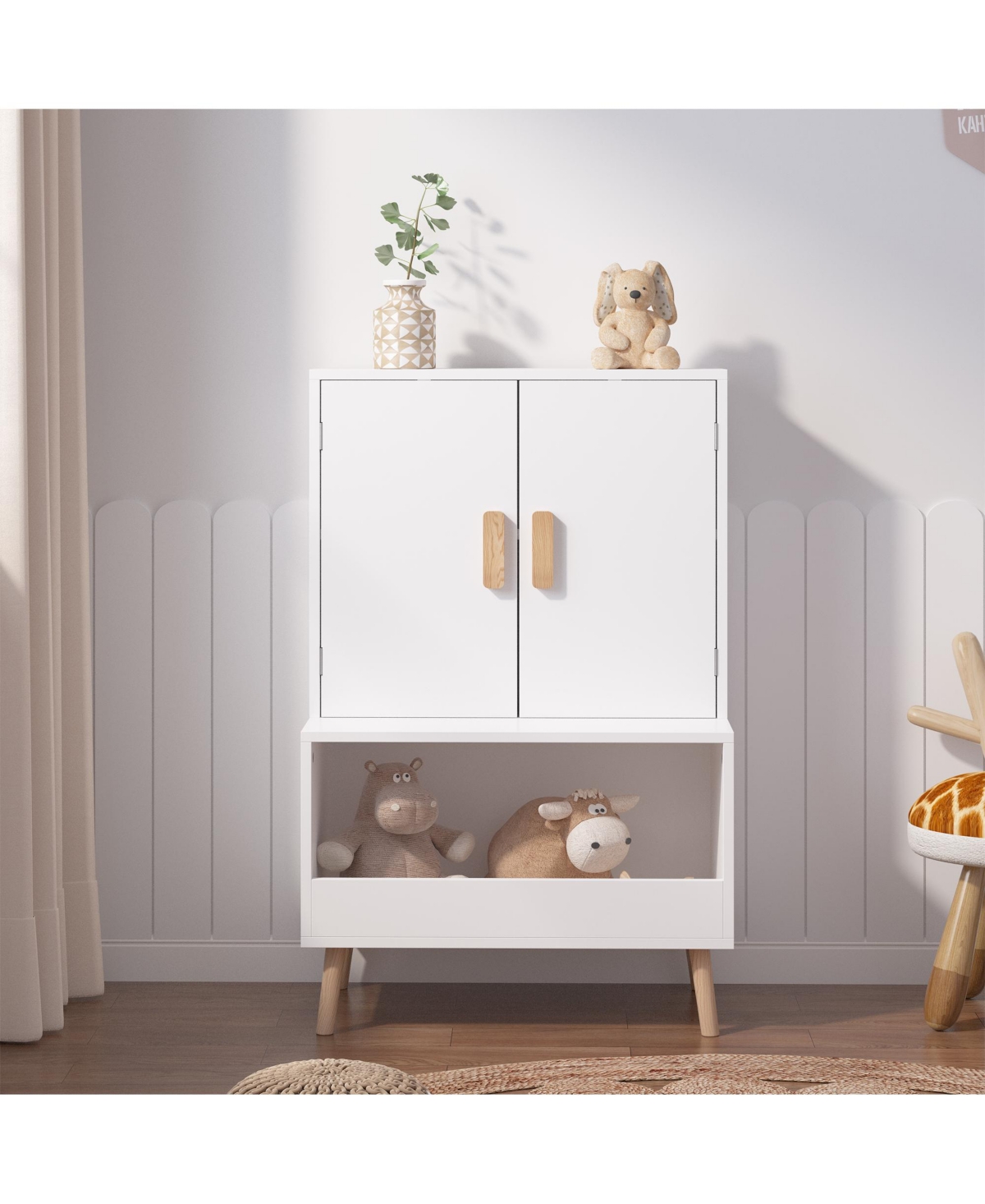 Click here for Rainsken Kids Toy Storage Cabinet - Wooden Organiz... prices