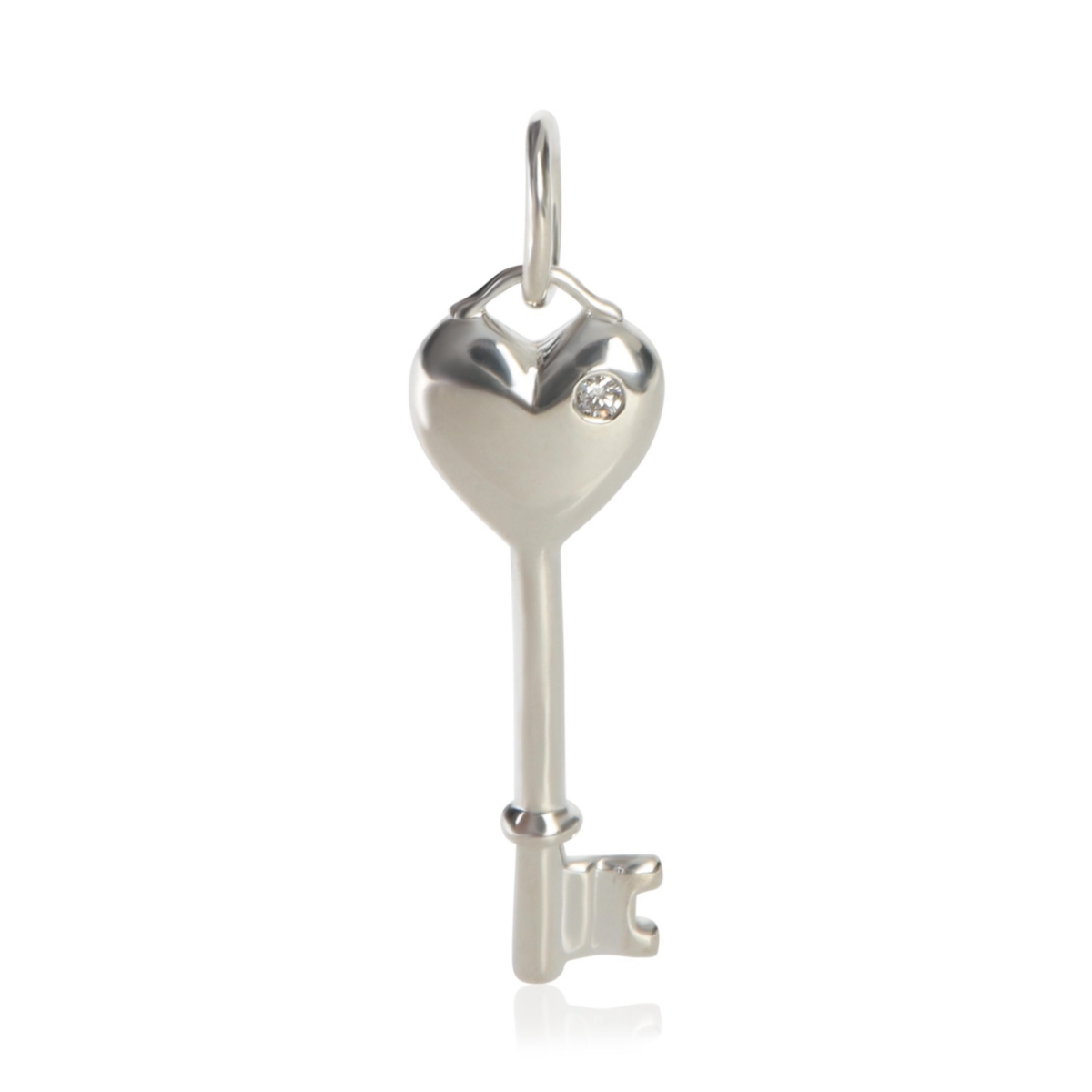 Click here for Pre-Owned Tiffany & Co Sterling Silver Heart Key P... prices