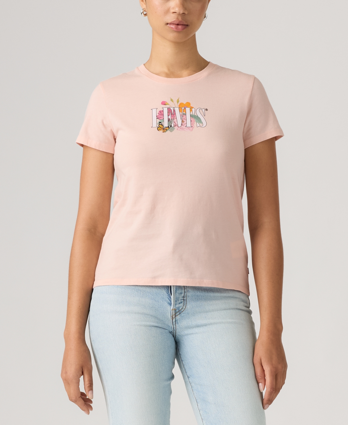 Click here for Levis Plus Size Botanical Rose Serif Graphic Crewn... prices