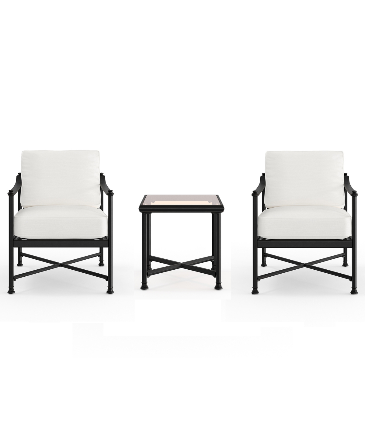 Click here for Agio Wellington 3-Piece Outdoor Club Chairs and Si... prices
