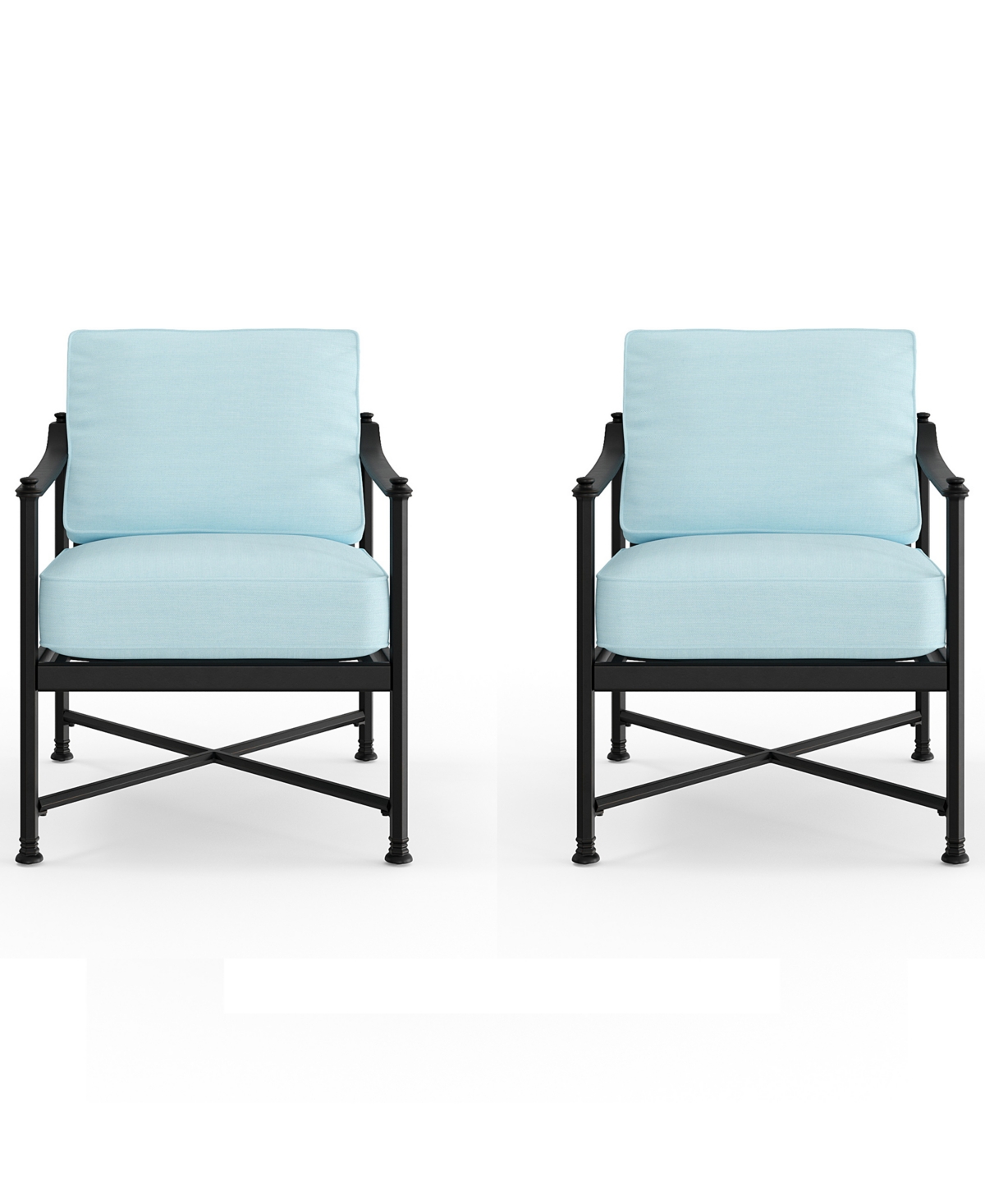 Click here for Agio Wellington Outdoor Club Chairs  Set of 2 - Sp... prices