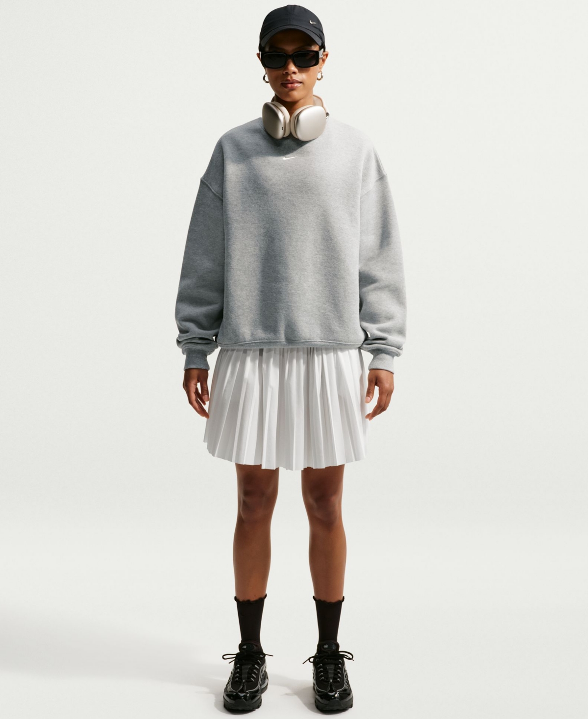 Click here for Nike Studio Fleece Medium Weight Womens Oversized... prices
