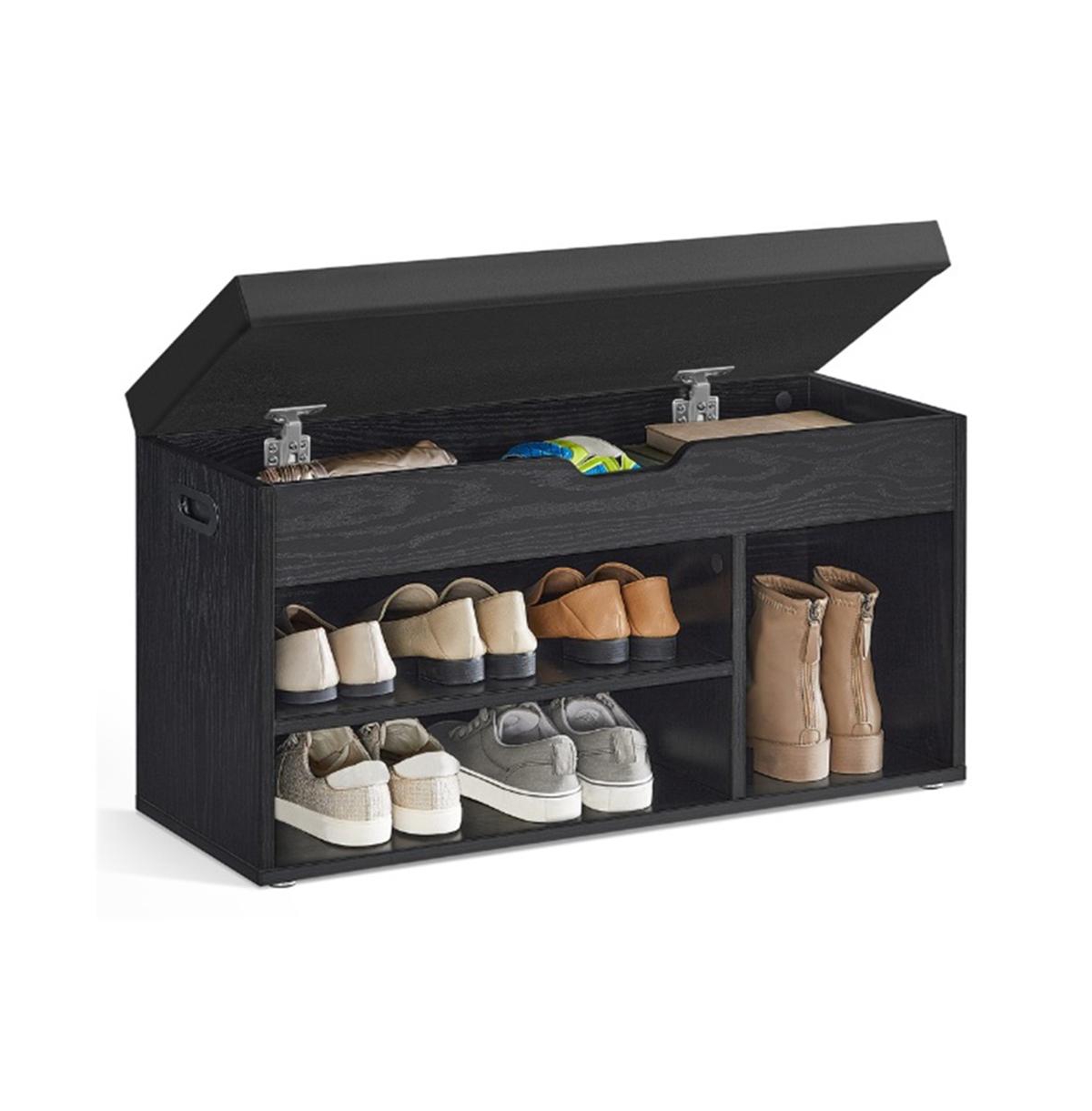 Click here for Slickblue Shoe Storage Bench with Padded Seat 3 Co... prices