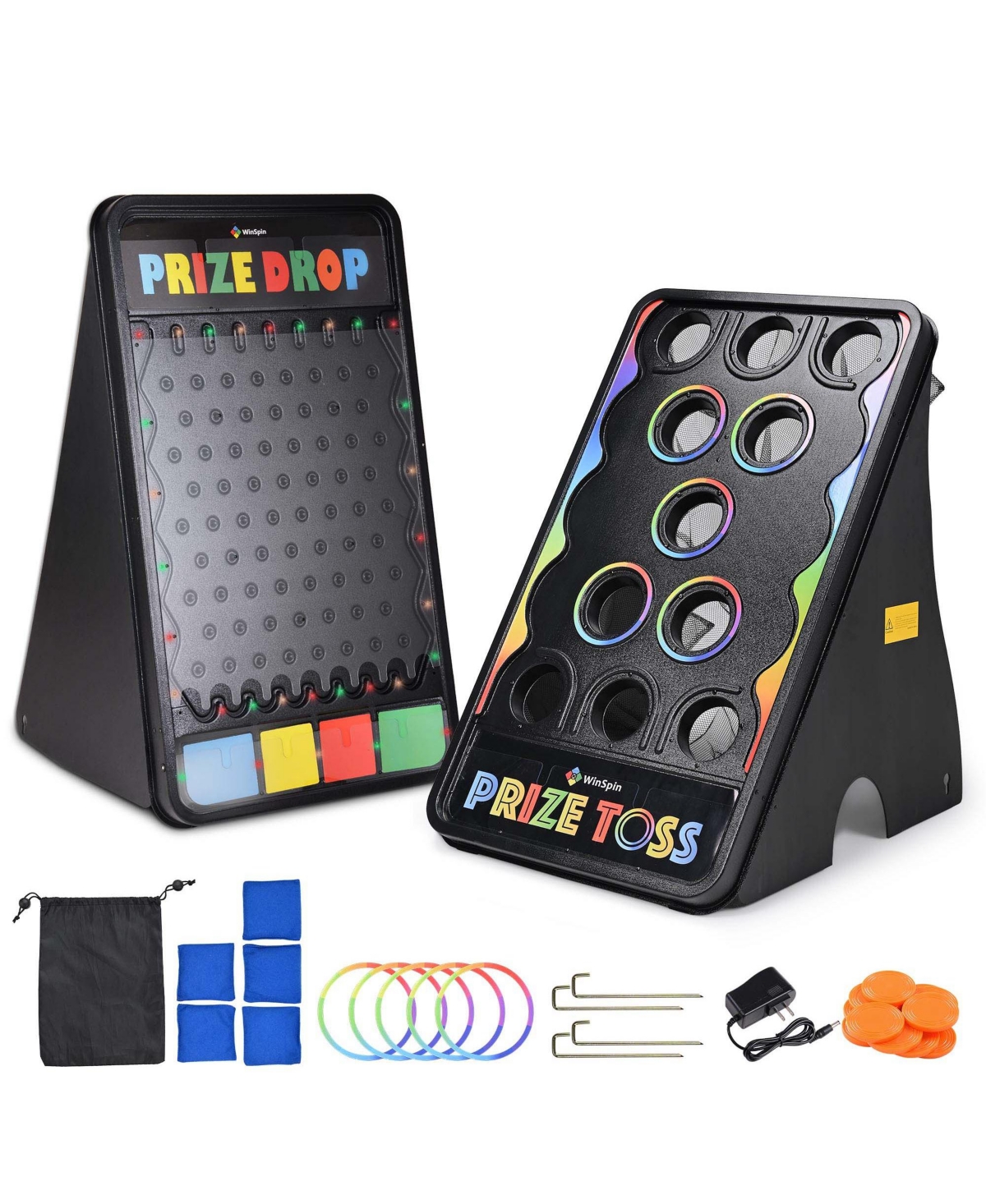 Click here for WinSpin Bean Bag Toss Game and Large Prize Drop wi... prices
