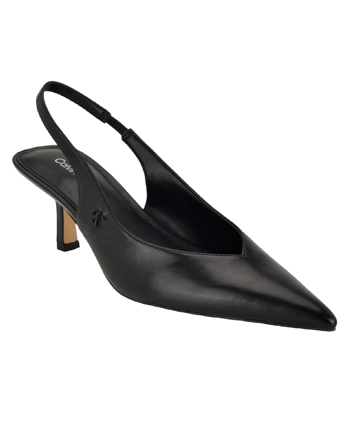 Click here for Calvin Klein Womens Chellie Kitten Heel Slingback... prices