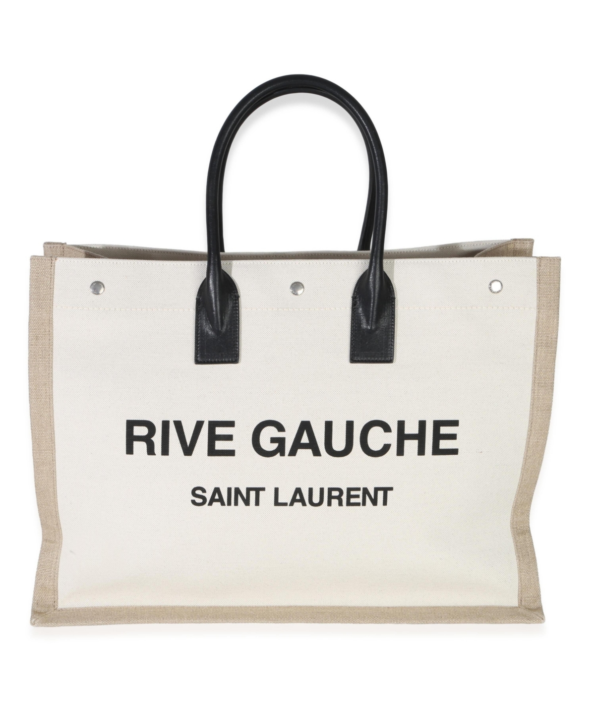 Click here for Pre-Owned Saint Laurent Beige Linen Rive Gauche To... prices