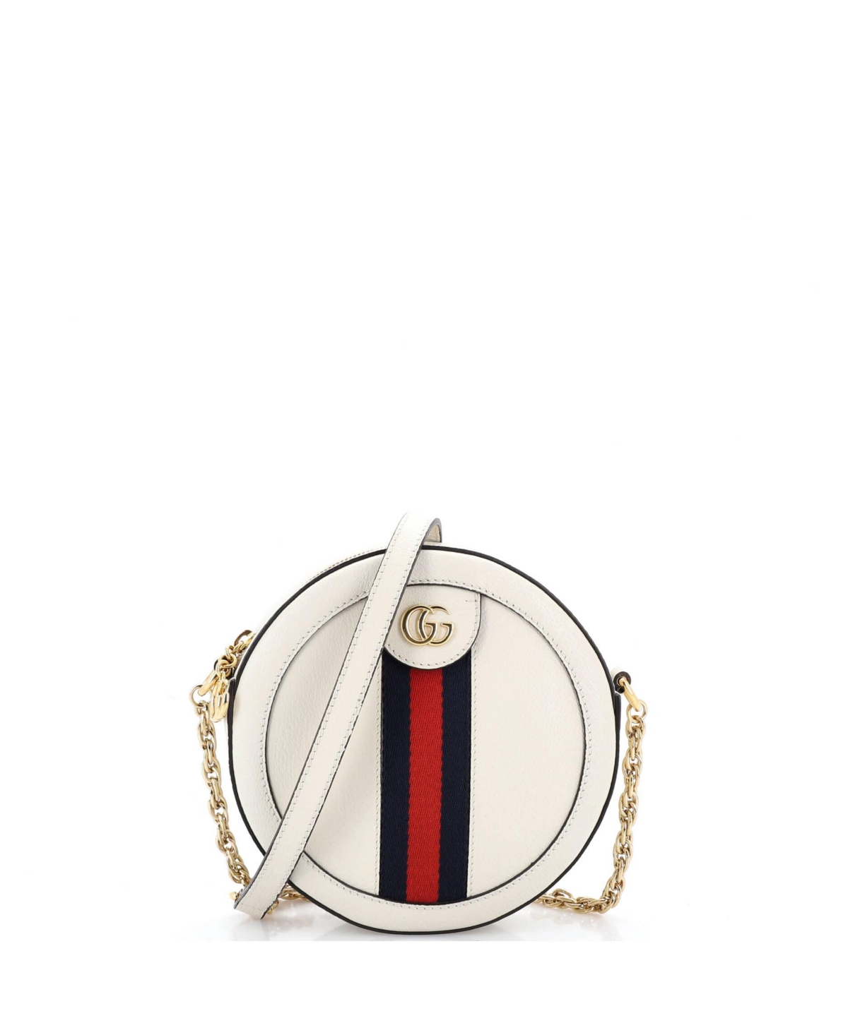 Click here for Pre-Owned Gucci Mini Ophidia Round Shoulder Bag Le... prices