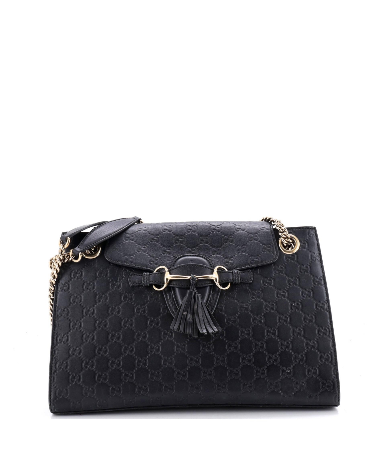 Click here for Pre-Owned Gucci Large Emily Chain Flap Shoulder Ba... prices