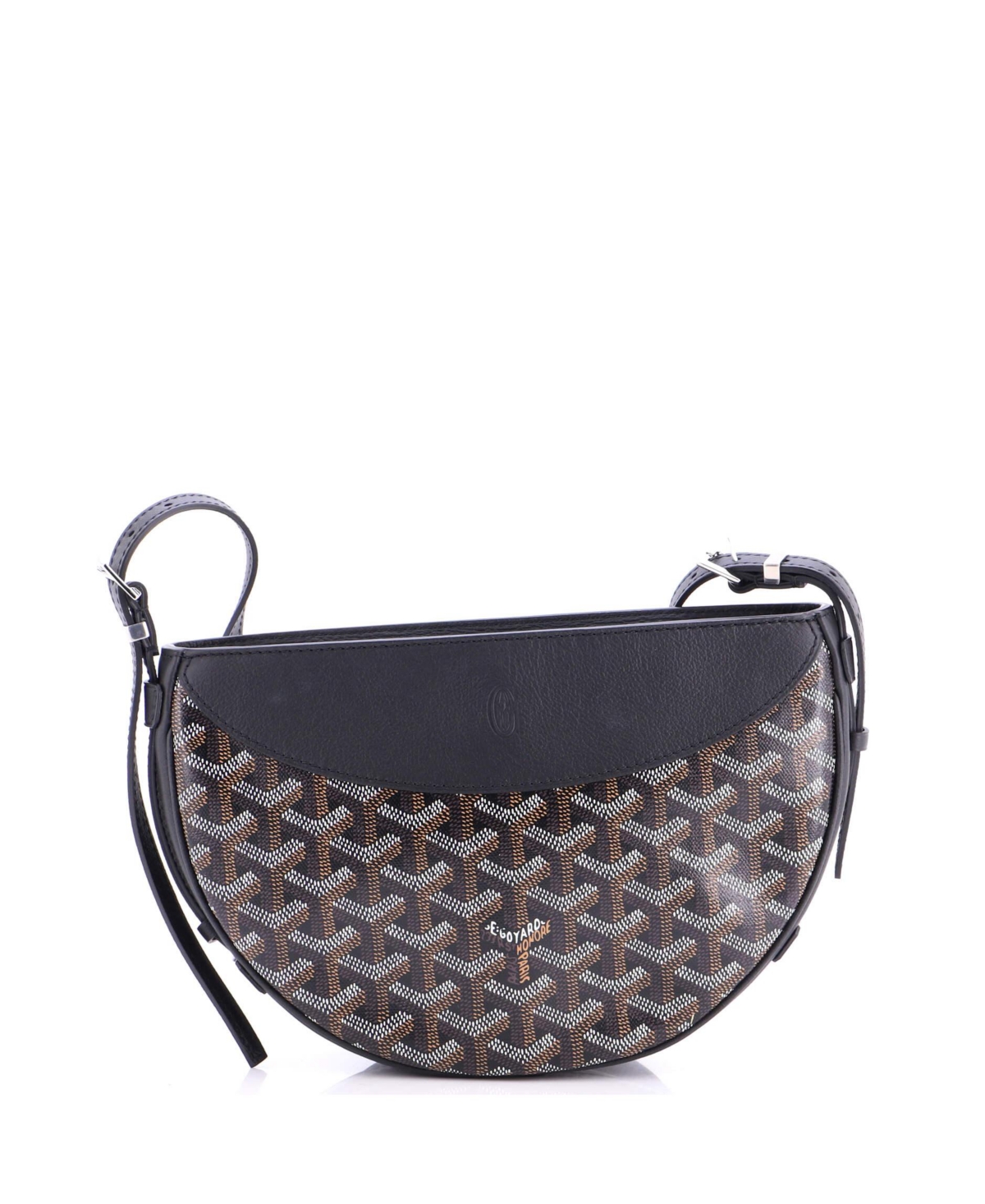 Click here for Pre-Owned Goyard Hirondelle Shoulder Bag Coated Ca... prices