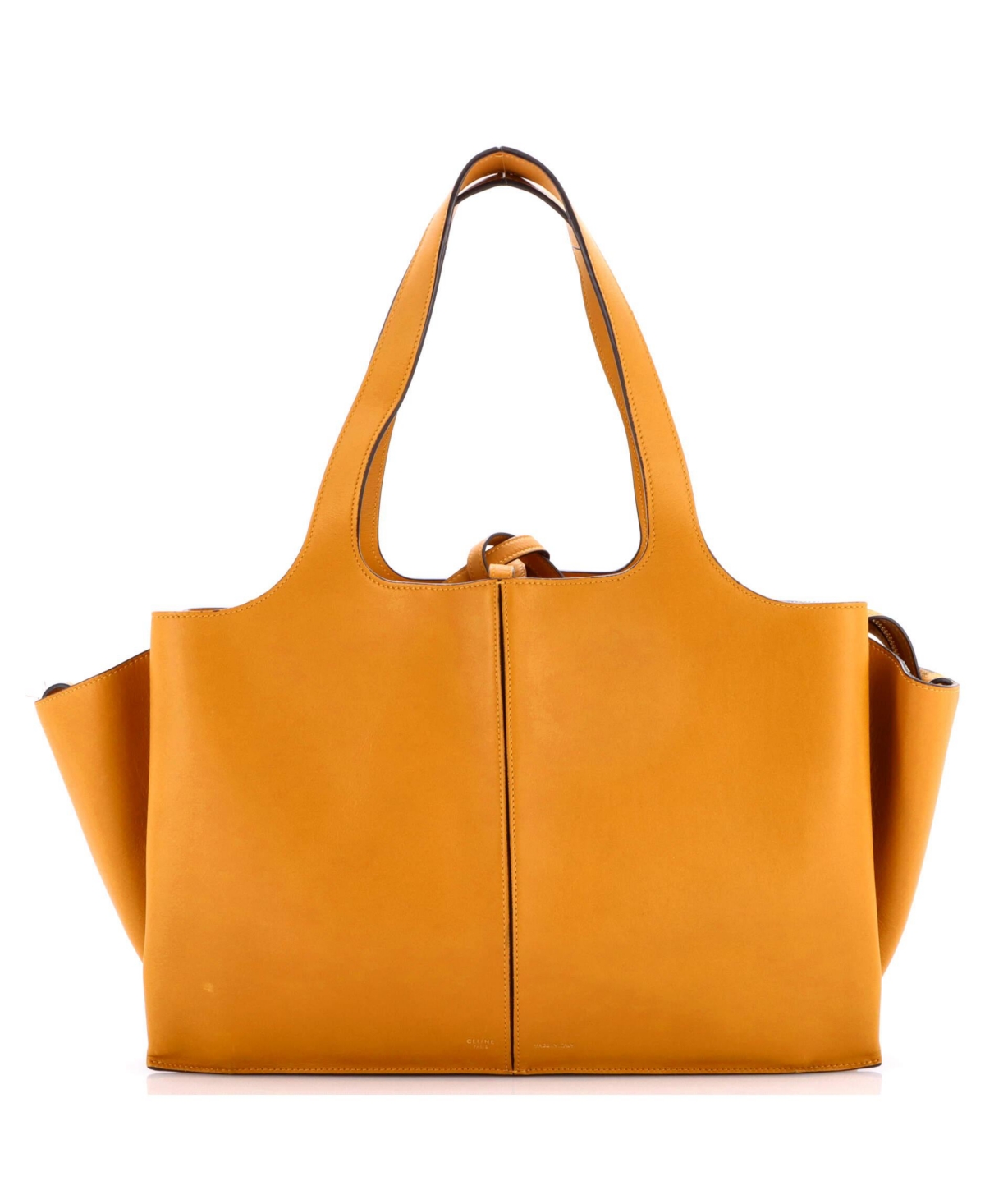 Click here for Pre-Owned Celine Medium Tri-Fold Shoulder Bag Smoo... prices