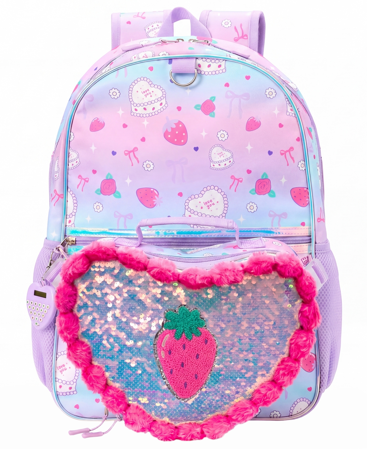 Click here for Rainbow Sugar Girls Backpack  Calculator Charm and... prices