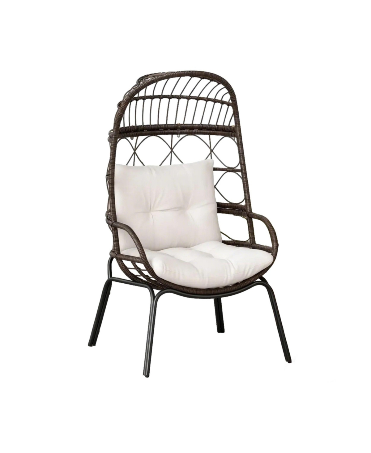 Click here for Yiortwo Patio Wicker Egg Chair with Cushions  Outd... prices