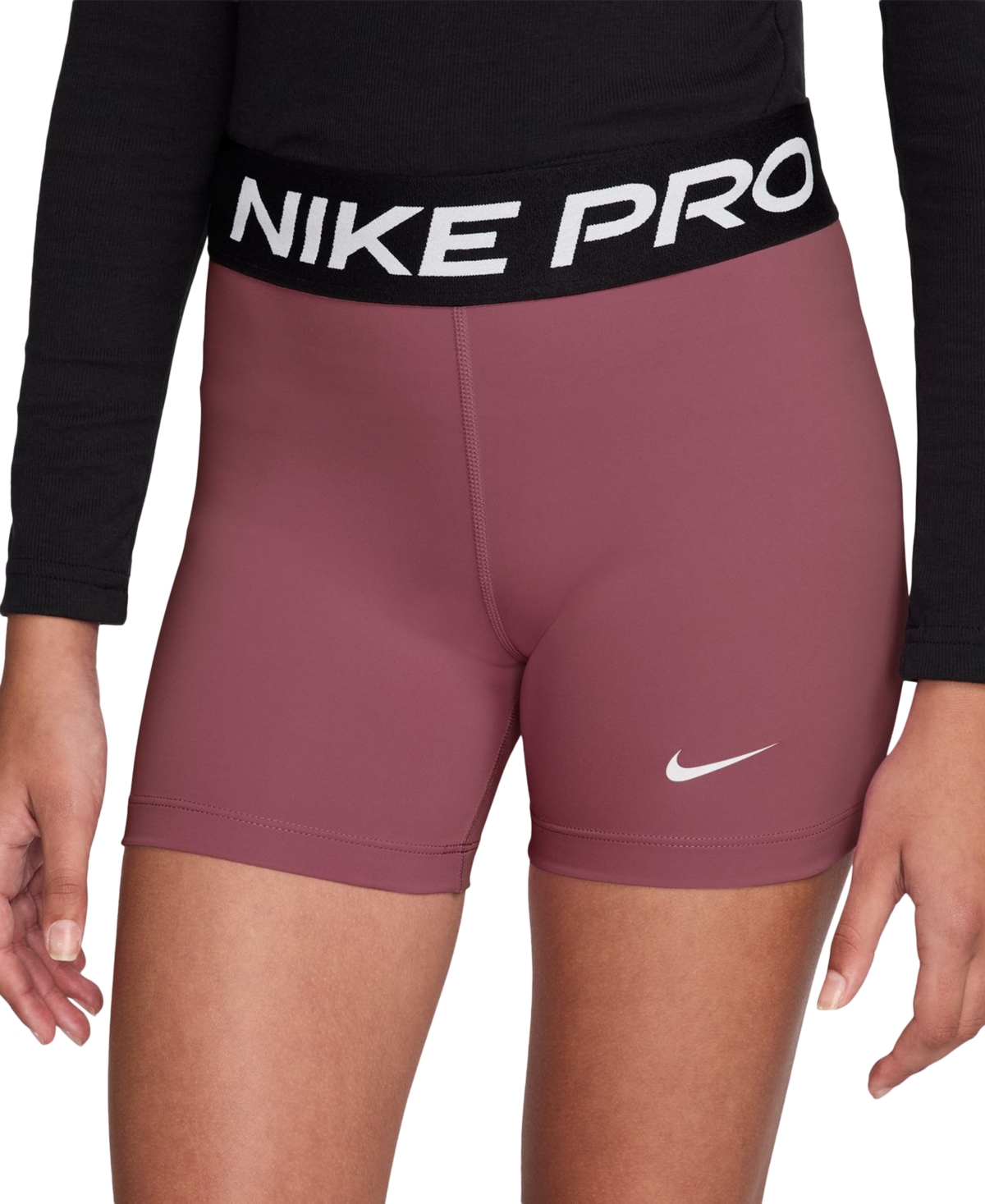 Click here for Nike Girls 8-18 Dri-fit Pull-On Shorts - Pink Smok... prices
