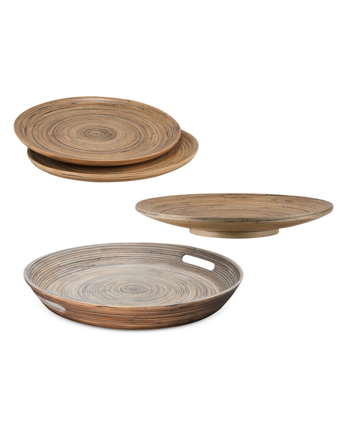 Click here for Joyce Chen Lexa Bamboo 4-Pc. Handcrafted Serving S... prices
