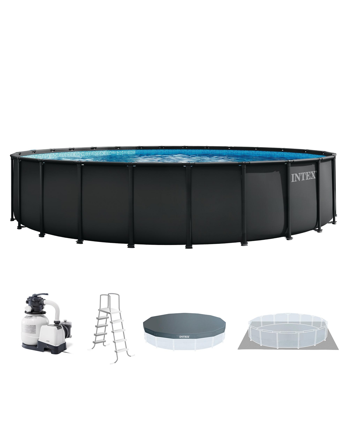 Click here for Intex Ultra Xtr 24ft x 52in Round Frame Above Grou... prices