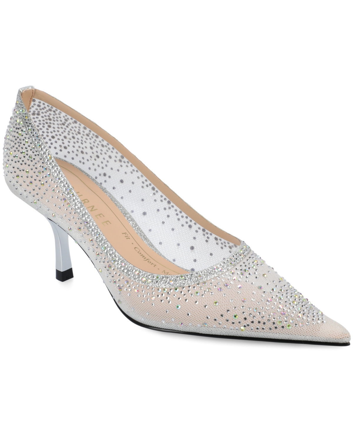 Click here for Journee Collection Womens Hyacinth Sparkle Mesh St... prices