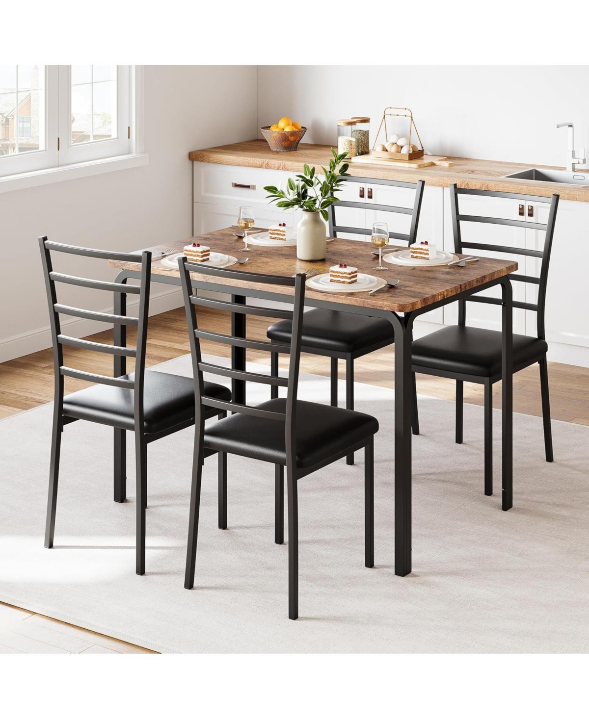 Click here for gaomon 5-Piece Modern Square Small Space Kitchen D... prices