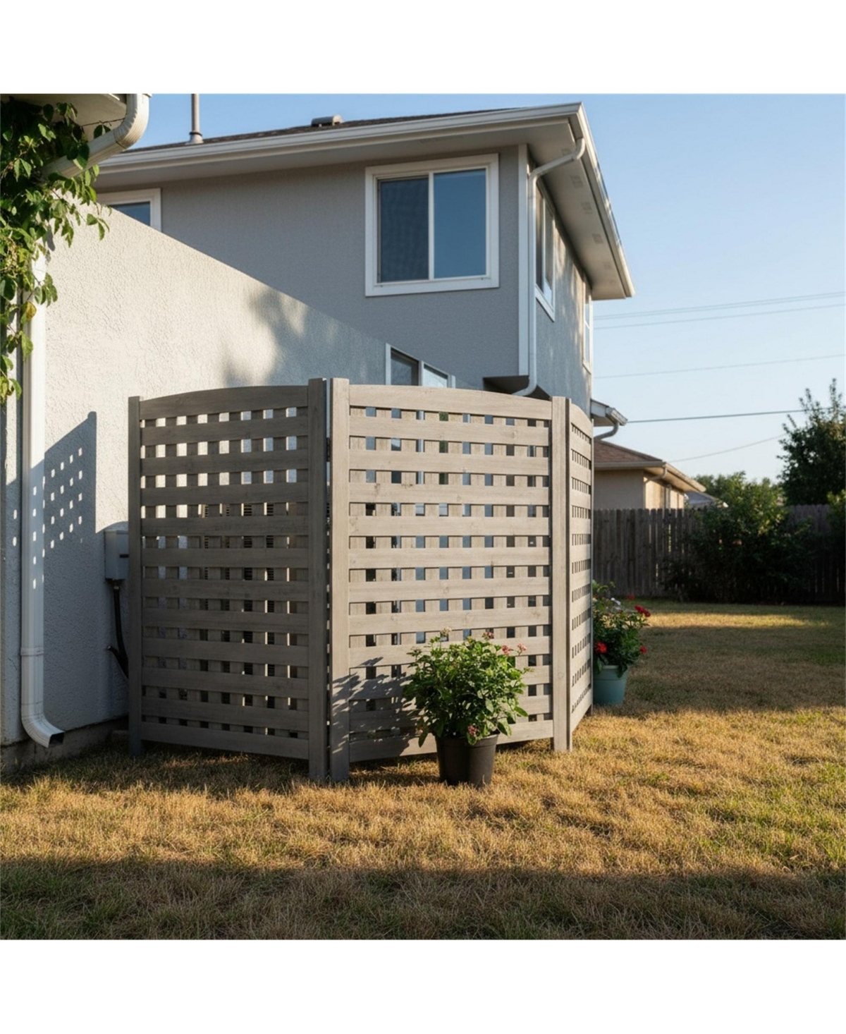 Click here for Clihome 3-Panel Outdoor Air Conditioner Fence Scre... prices
