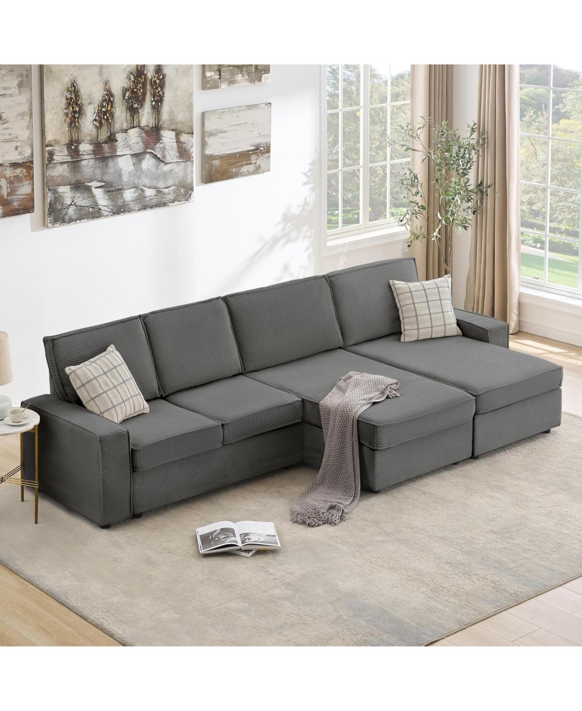 Click here for gaomon Oversized Modular Sectional Sofa with Tripl... prices