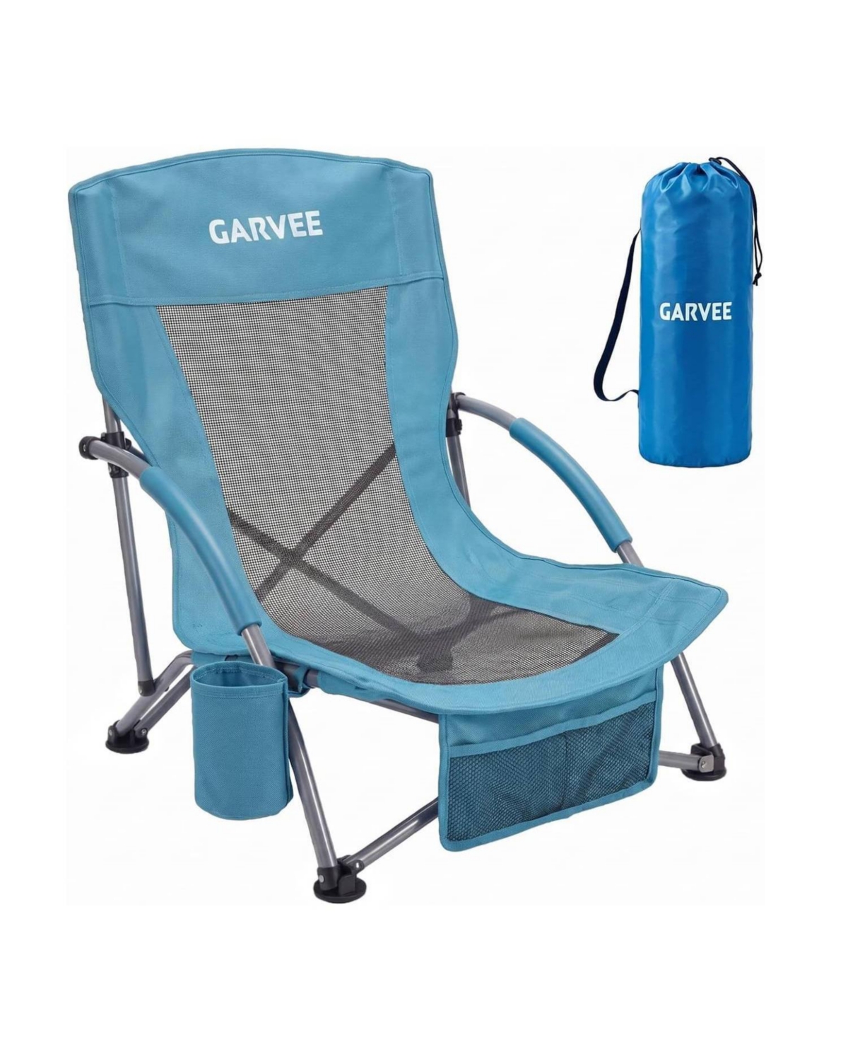 Click here for Xo 1 Pack Lightweight Low Back Beach Chair  Foldin... prices