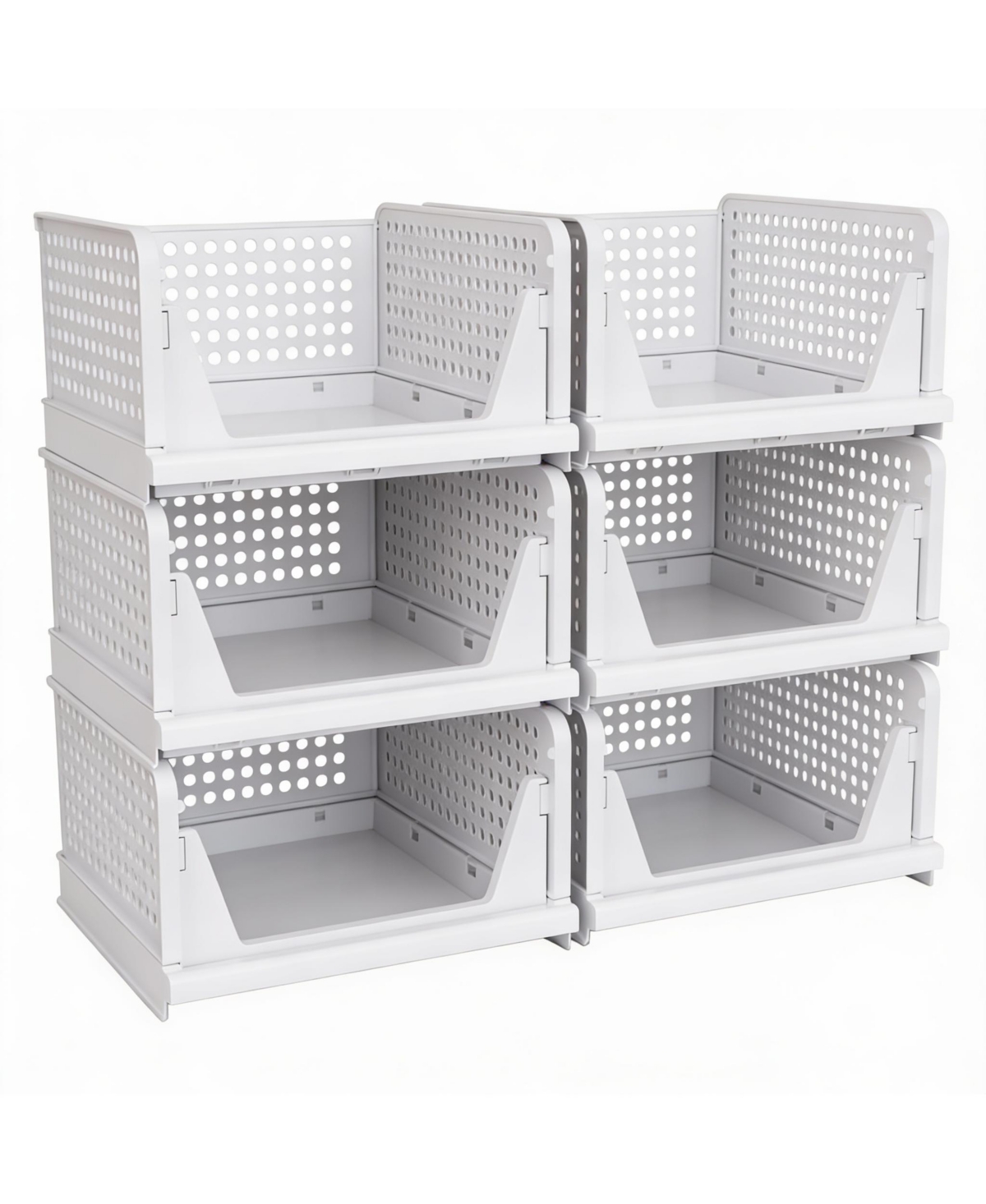 Click here for Yigii 5-Pack Stackable Storage Bins for Home Organ... prices
