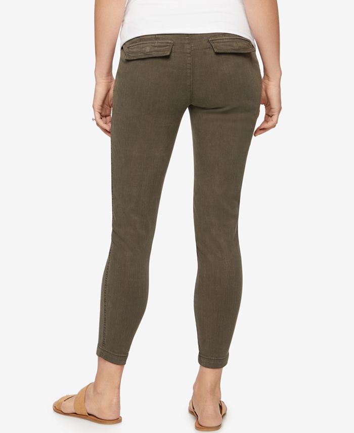 A Pea in the Pod Maternity Twill Skinny-Leg Pants - Macy's