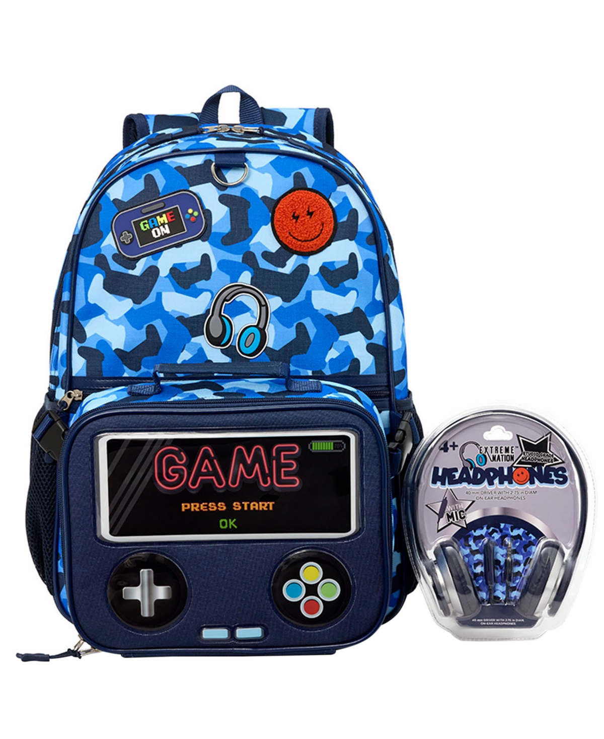 Click here for Extreme Nation Boys Camo Gamer Backpack  Headphone... prices