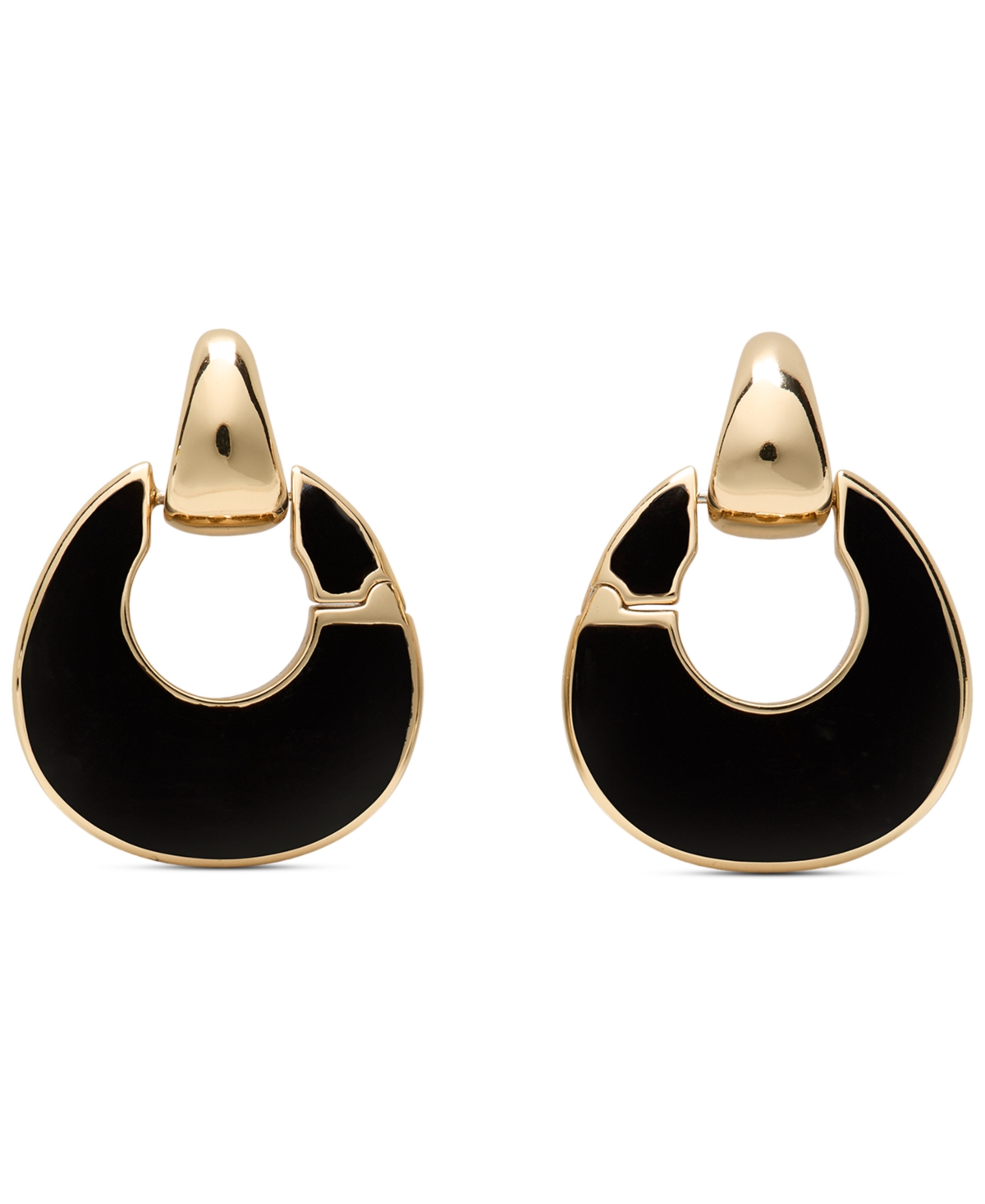 Click here for kate spade new york Gold-Tone Ks Duo Hoop Earrings... prices