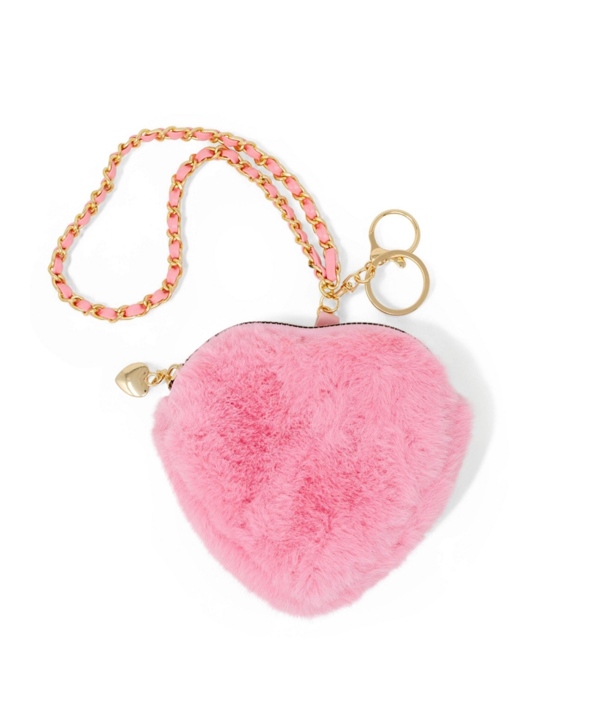 Click here for Zomi Gems Girls Fuzzy Heart Wristlet Coin Purse prices