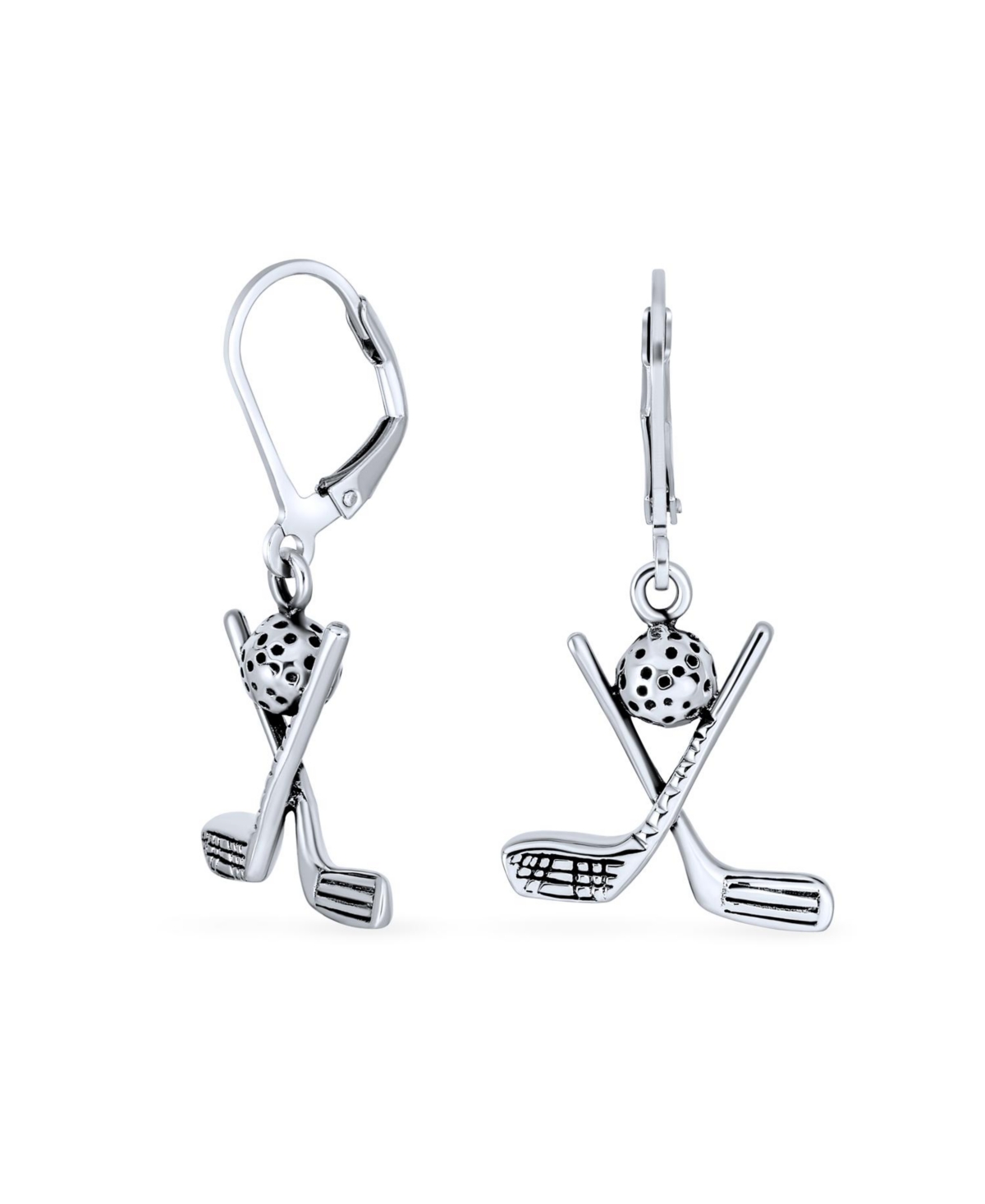 Click here for Bling Jewelry Golf Balls Clubs Dangle Earrings Lev... prices