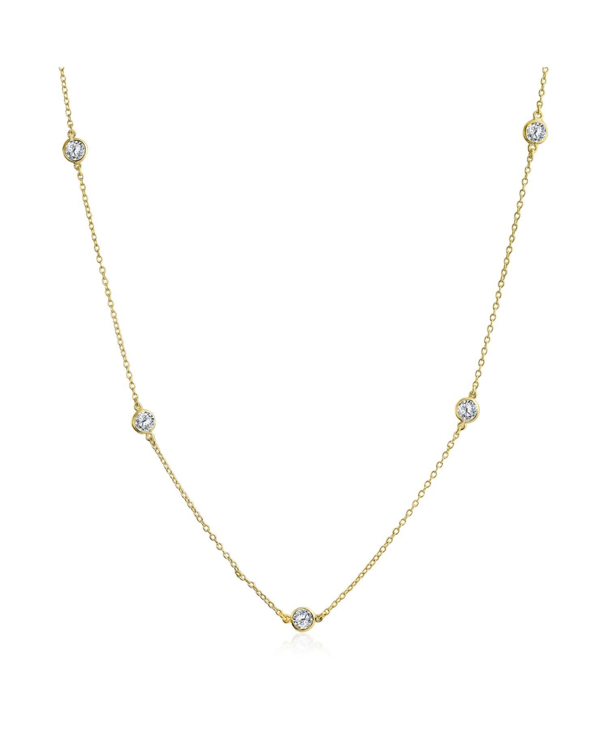 Click here for Bling Jewelry Minimalist Long Cz By The Inch Tin C... prices