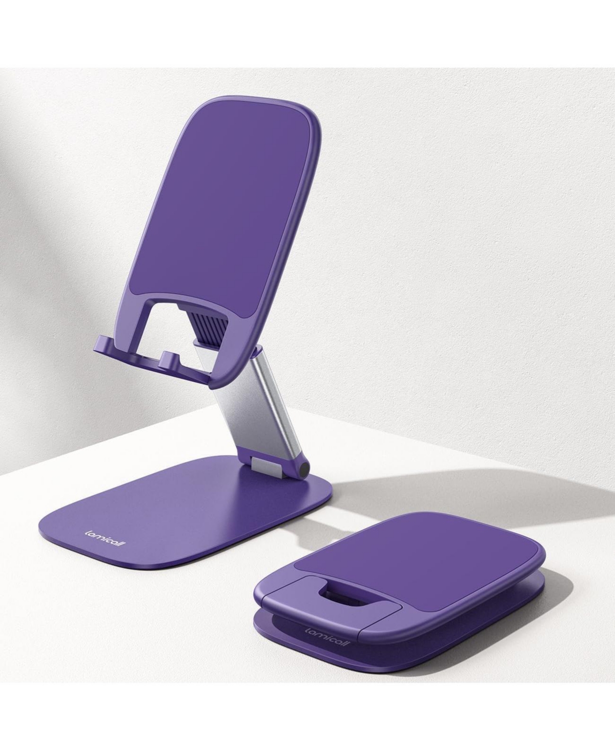 Click here for Lamicall Foldable Cell Phone Stand for Desk - Purp... prices
