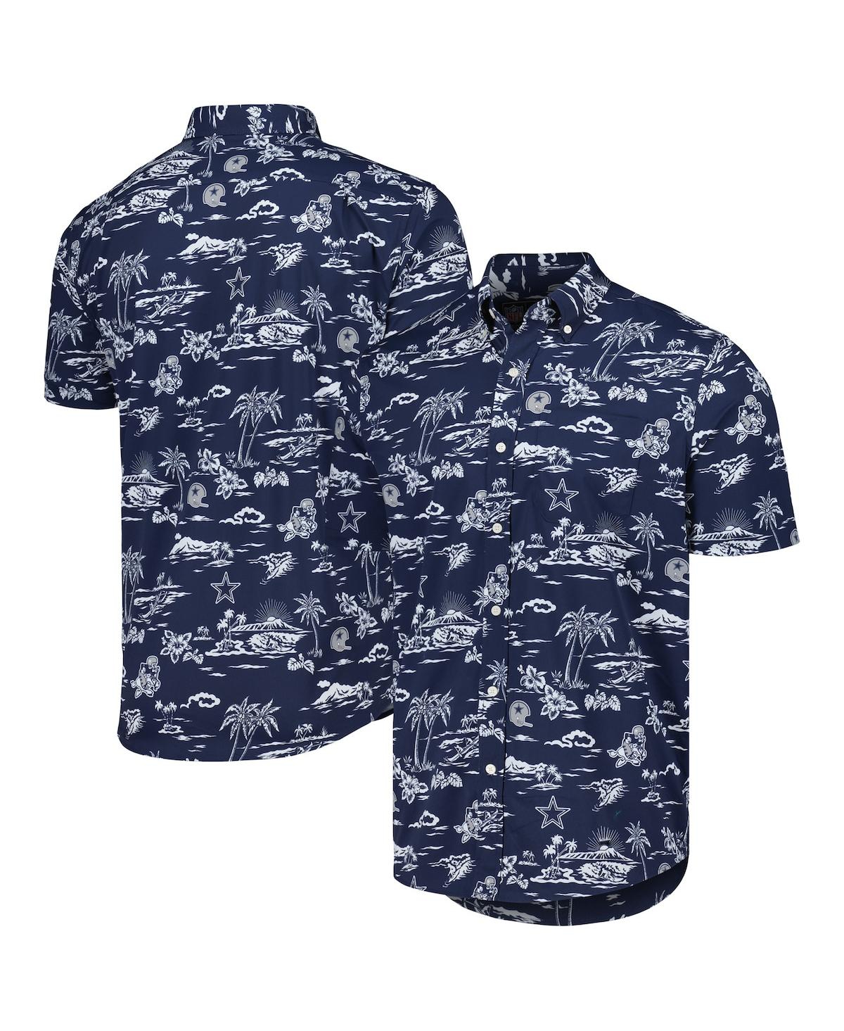 Click here for Reyn Spooner Mens Navy Dallas Cowboys Throwback Ke... prices