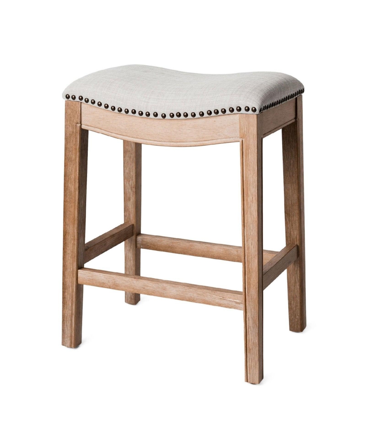 Click here for Maven Lane Adrien Saddle Counter Stool in Reclaime... prices
