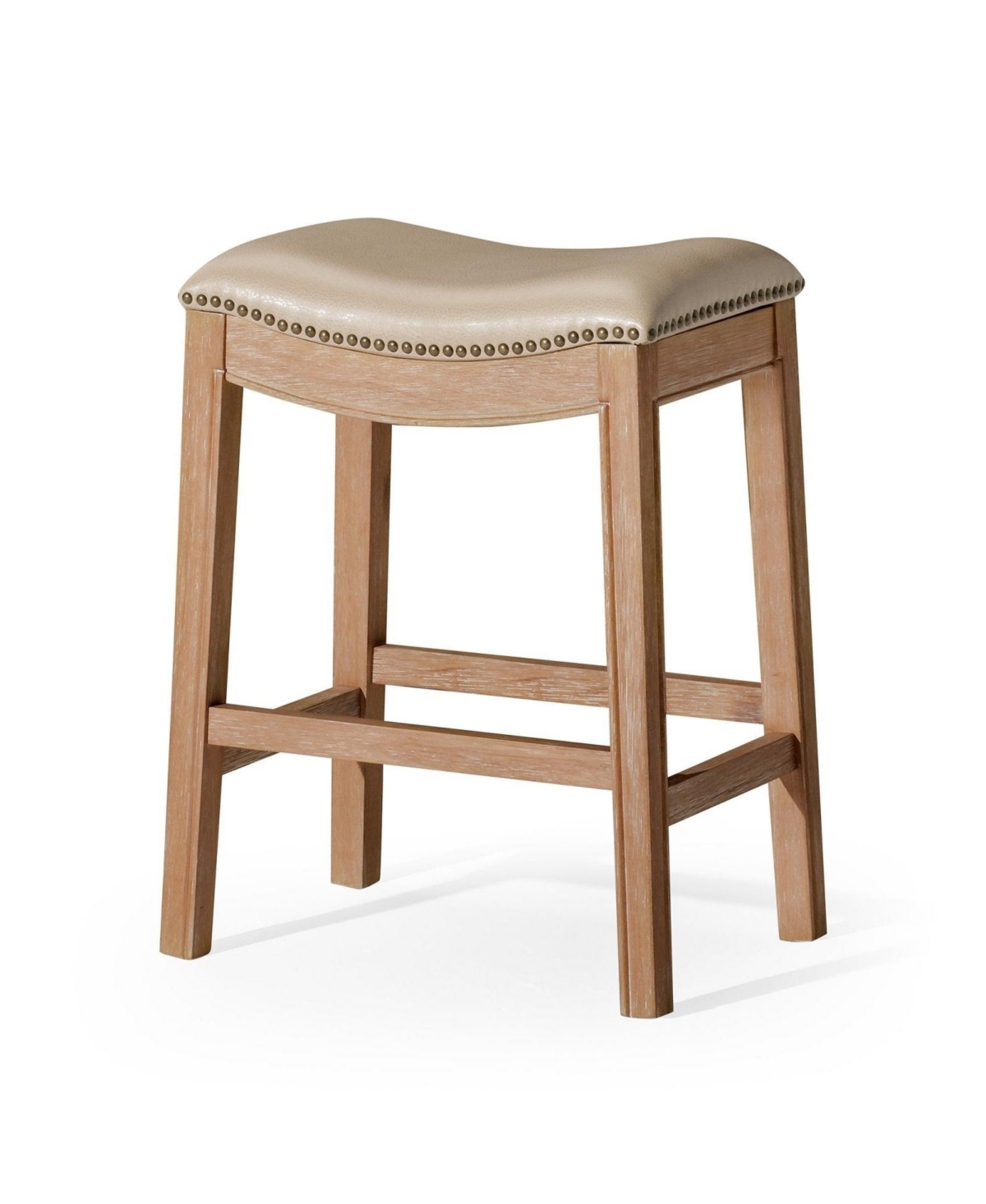 Click here for Maven Lane Adrien Saddle Counter Stool in Reclaime... prices