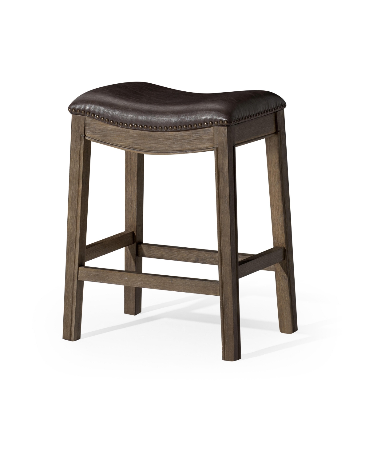 Click here for Maven Lane Adrien Saddle Counter Stool in Reclaime... prices