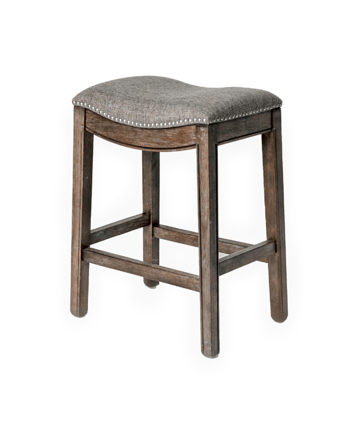 Click here for Maven Lane Adrien Saddle Counter Stool in Reclaime... prices