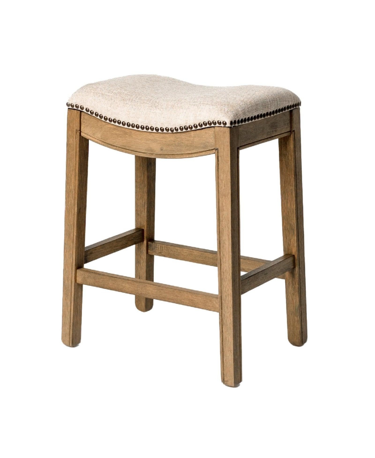 Click here for Maven Lane Adrien Saddle Counter Stool in Reclaime... prices